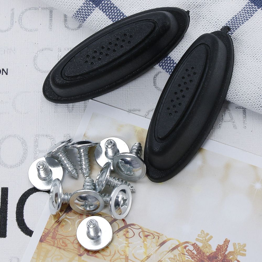 Kit Pad Black Plastic Replacement Luggage Stud Foot Feet | Shopee Malaysia