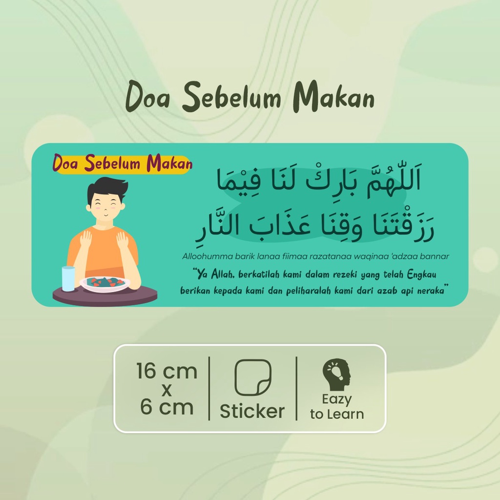 60 Pilihan Doa Harian Sticker Colourful Bookmarks With Free Gift ...