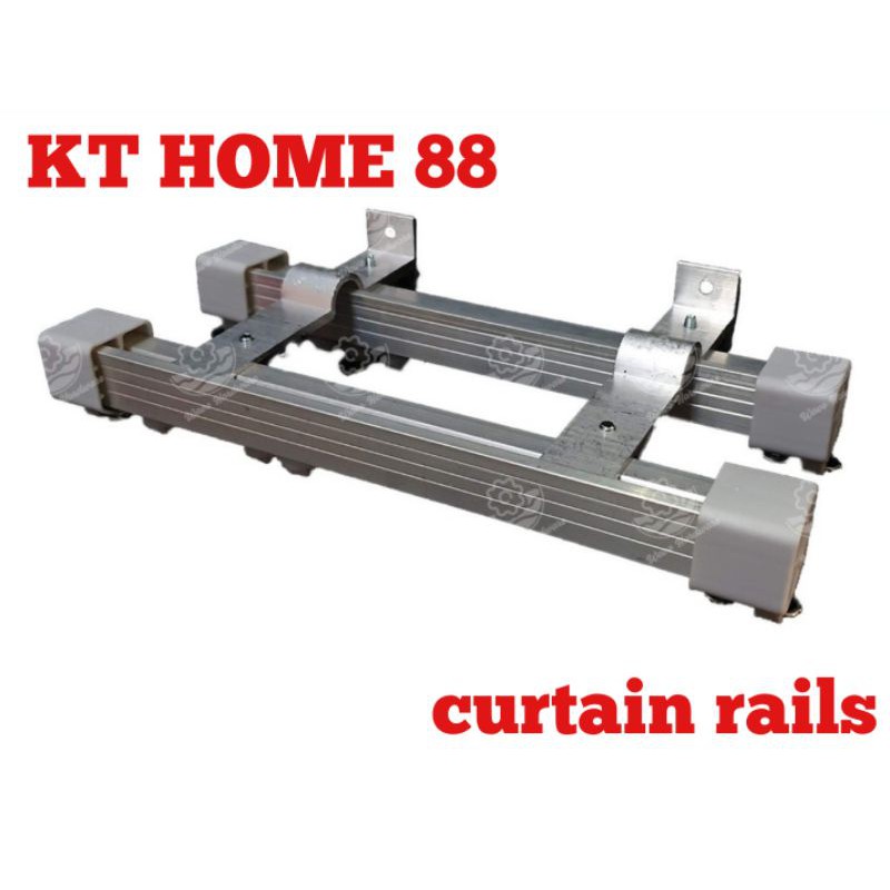 Double Set Besi Langsir Rod / Curtain Rail | Shopee Malaysia