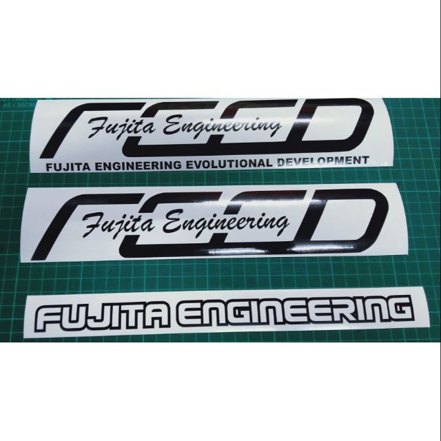 Sticker FEED Fujita Car Sticker Cutting myvi evo gtr almera vios city ...