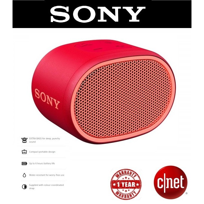 SONY SRS-XB01 EXTRA BASS™ Portable BLUETOOTH® Speaker BLACK SRS XB01 ...