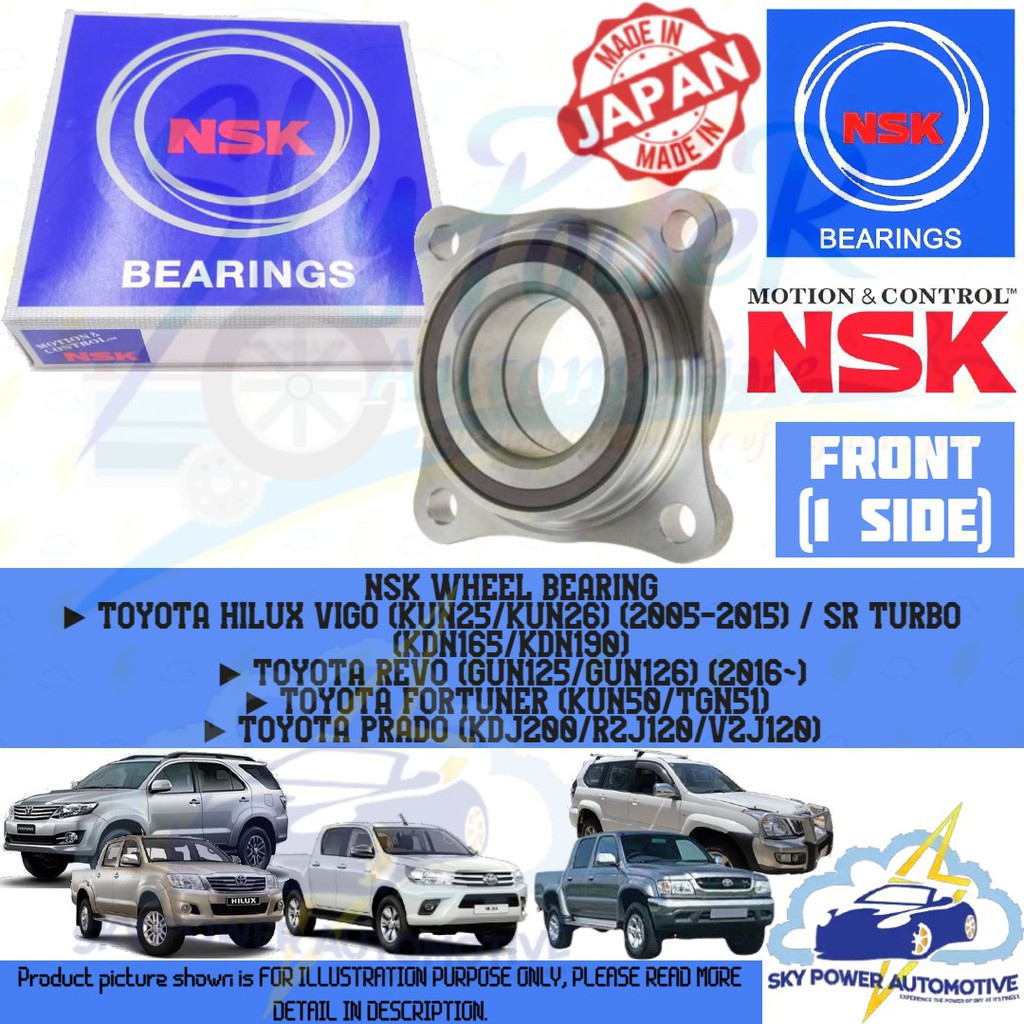 TOYOTA HILUX VIGO (KUN25/KUN26) / REVO (GUN125) / FORTUNER (KUN50/TGN51 ...
