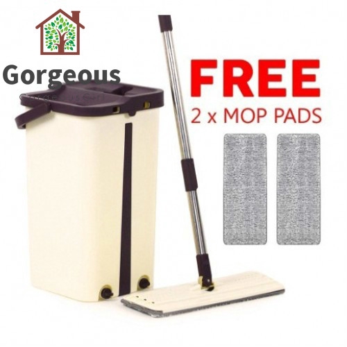 Ready Stock In Malaysia 🏡Magic Mop🏡Slim Scratch Mop & Bucket Set Easy ...