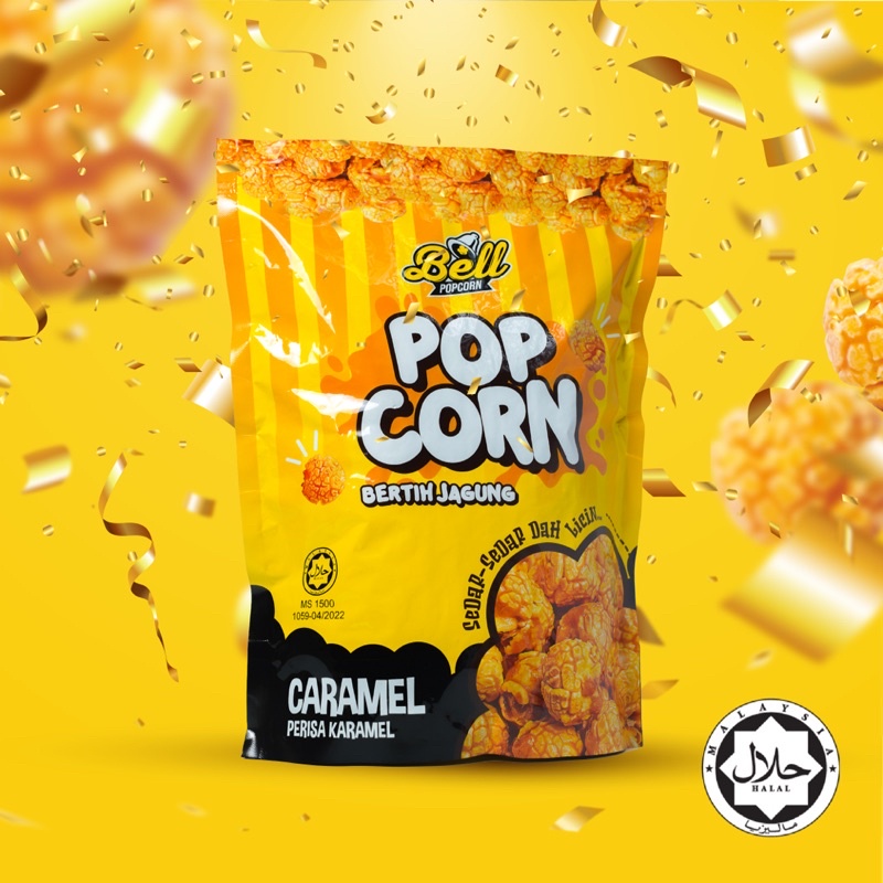 (CARAMEL-400GM)ZIPLOCK BESAR Caramel Popcorn/Fully Coated Caramel/Non ...