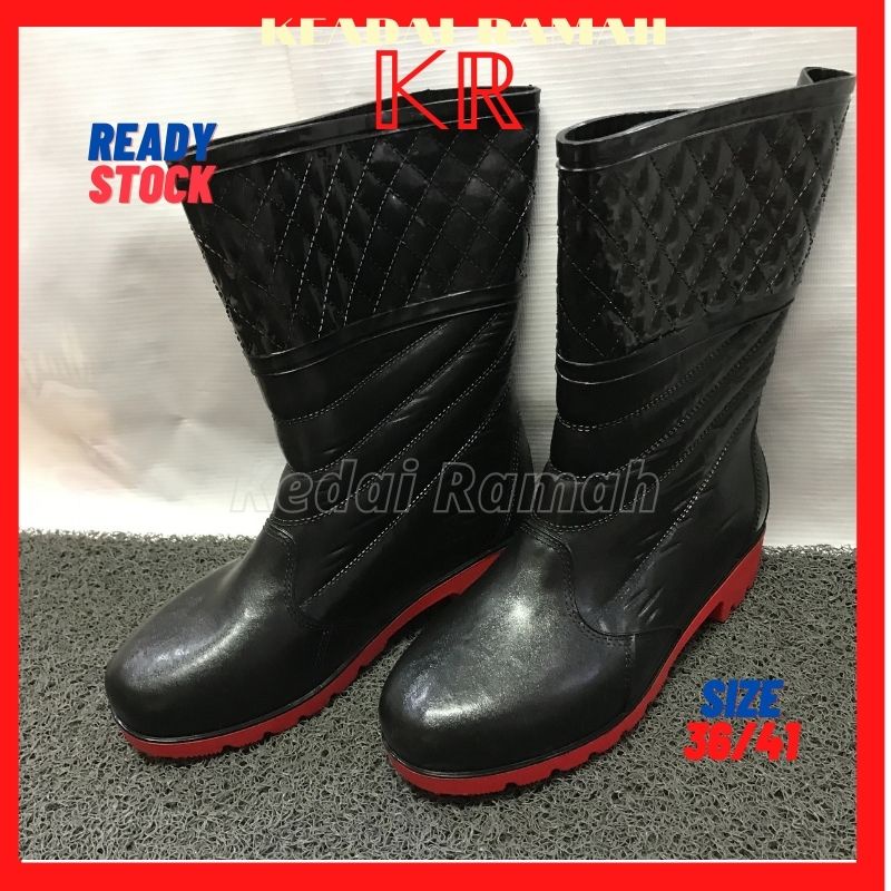 KedaiRamah CAP GAJAH GETAH BOOTS HIGH QUALITY KASUT KEBUN 333L | Shopee ...