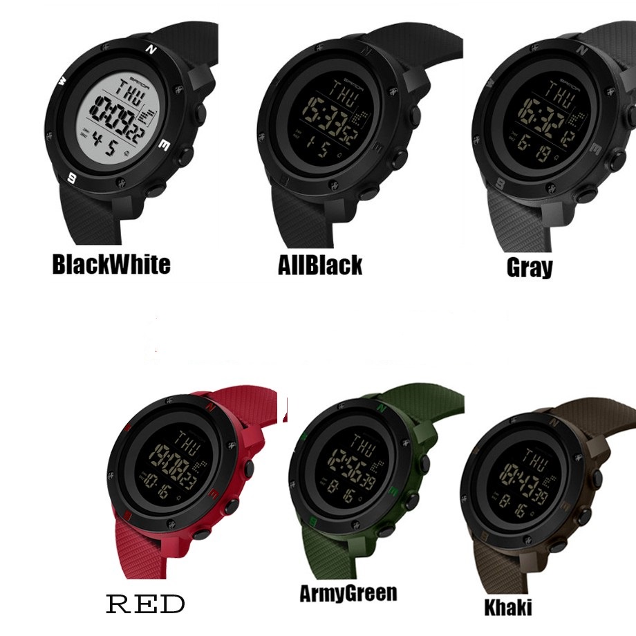 Original Sanda 361 Army green colour Sports Watches for Men/ Mens Watch ...