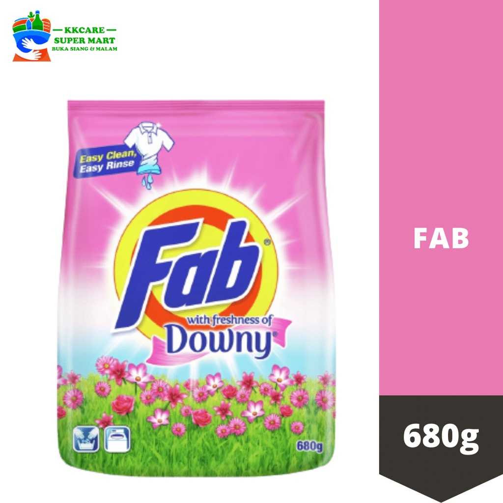 Fab - Powder Detergent Freshness of Downy 680g | Shopee Malaysia