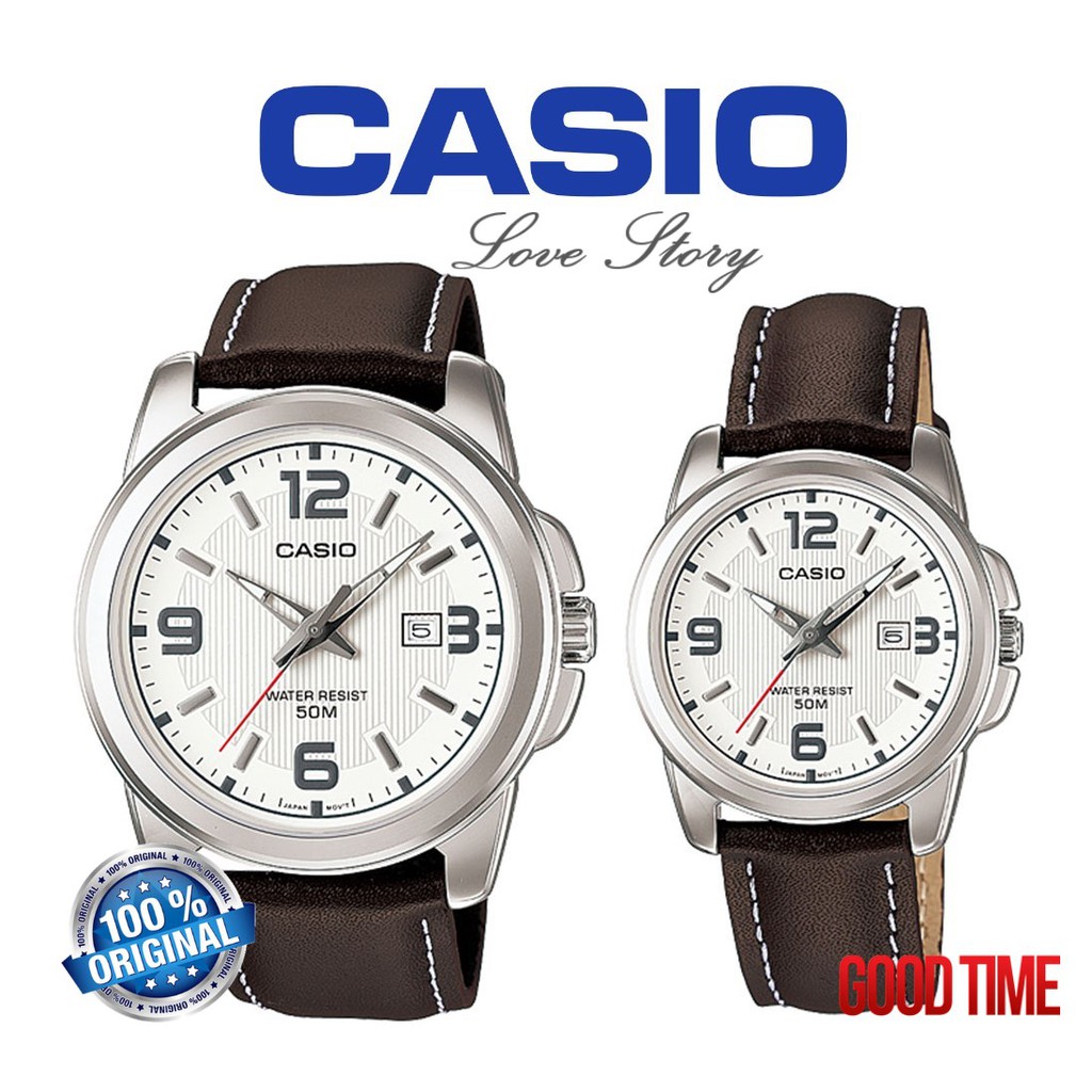 Casio Original Mtp 1314l 7a And Ltp 1314l 7a Couple Watch Jam Tangan Pasangan Casio Original 2
