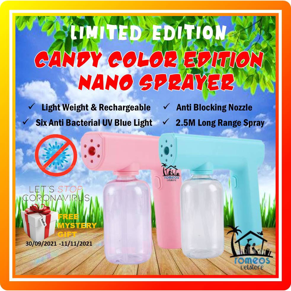 🔥Limited Edition🔥 Nano Mist Disinfection Candy Color Sprayer Spray ...