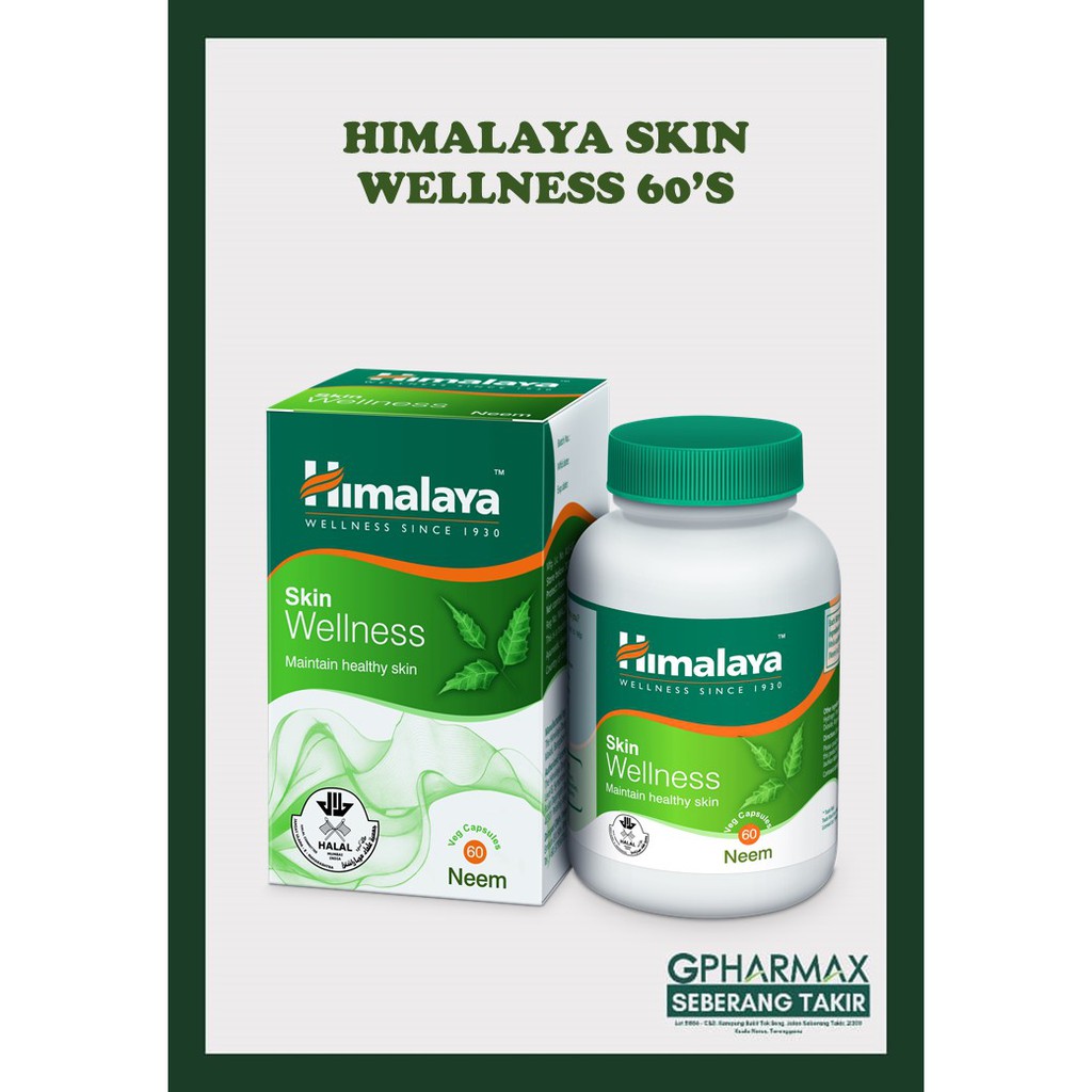 HIMALAYA SKIN WELLNESS NEEM 60 CAPSULES | Shopee Malaysia