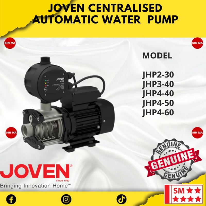 JOVEN JHP2-30 JHP3-40 JHP4-40 JHP4-50 JHP4-60 0.5HP 0.75HP 1HP 1.35HP 1.75HP AUTOMATIC DOMESTIC ...