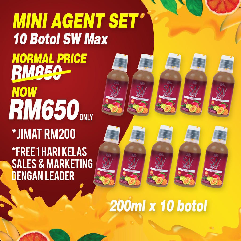 SW MAX 10 BOTOL 🔥 MINI AGENT SET 🔥 | Shopee Malaysia