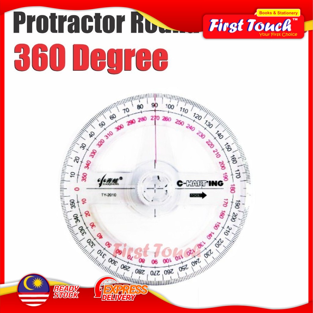 360° Round Protector Ruler (TY2010) | Shopee Malaysia