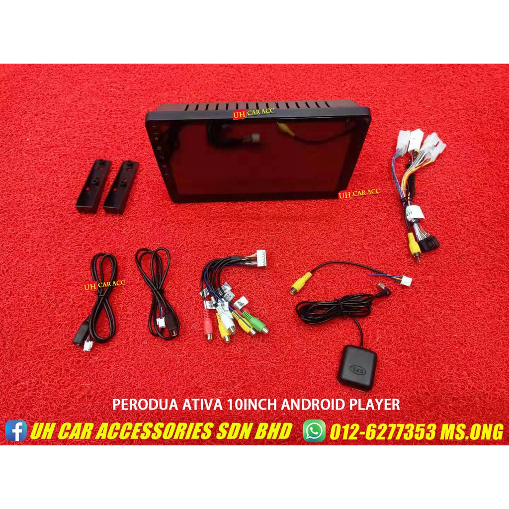 Perodua Ativa 2020 Android Player 10inch With Casing Socket Plug & Play ...