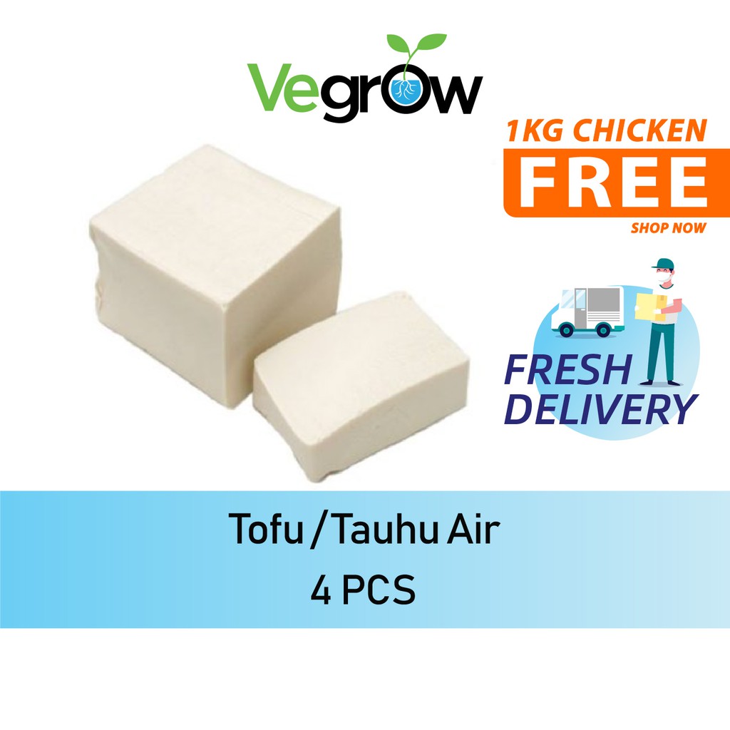 🔥FRESH 🔥Tofu / Tauhu Air 4 PCS | Shopee Malaysia