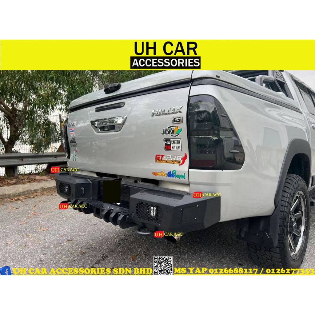Isuzu dmax d-max 2013-2022 force tk steel rear bumper bull bar | Shopee ...