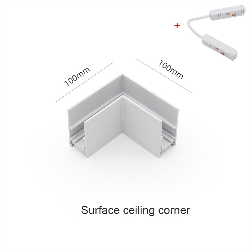 Smart White Recessed Magnetic Track Lights Dimmable 48V Surface mounted ...