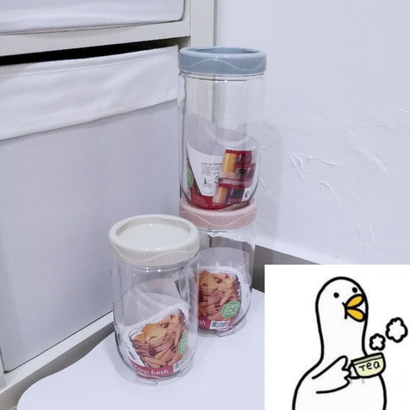 Muji Simple Food Storange Plastic Container Biscuit SnackTupperware ...