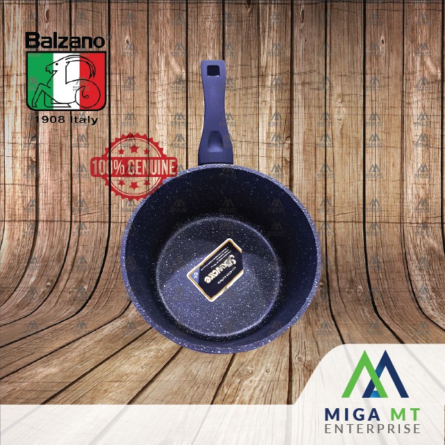 [ORIGINAL/GENUINE] Balzano Stone 20cm Sauce Pan with Glass Lid @Fast ...