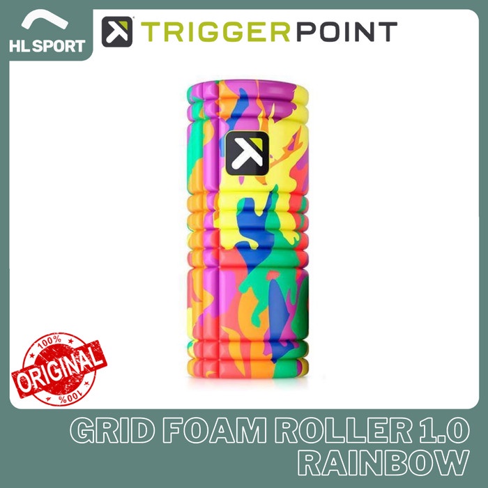 Trigger Point Grid Foam Roller 1.0 Rainbow | Shopee Malaysia