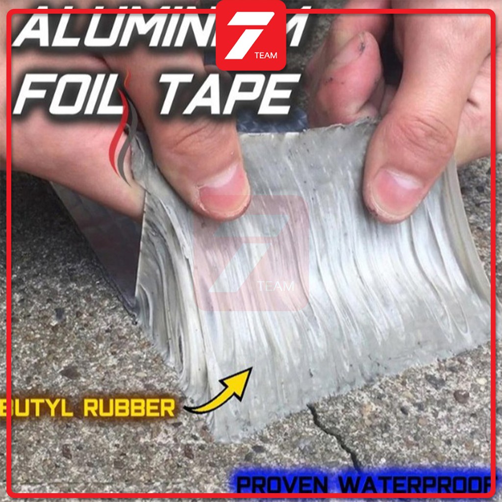 Highpower Aluminium Foil Butyl Rubber Tape Self Adhesive Waterproof for ...