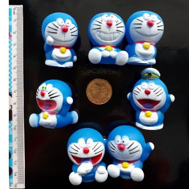 Doraemon plastic cartoon topper cake decoration toy 1pc / 哆啦A梦蛋糕装饰 ...