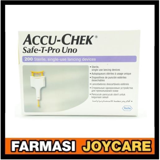 Accu-Chek Safe T Pro Uno Lancet LOOSE PACKING 10's/ 20's / 50's (Exp ...