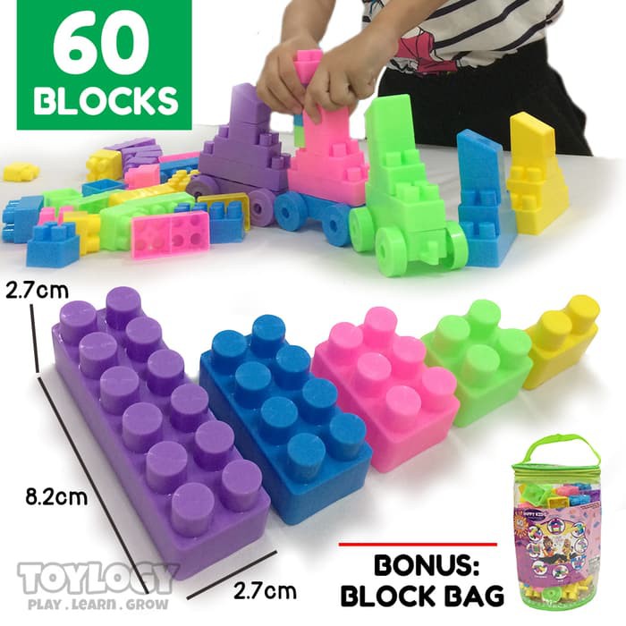 New SP Education Toys BLOCKS BLOCKS - BUILDING BLOCKS 60 PCS ...