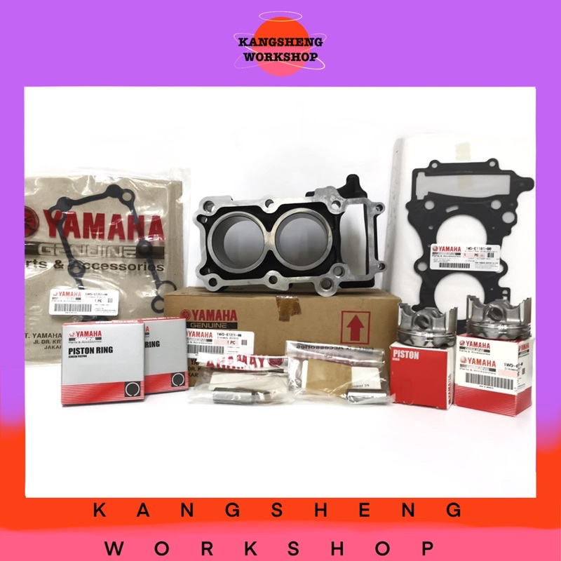 YAMAHA R25 BLOCK SET (ORIGINAL) - CYLINDER KIT SET | Shopee Malaysia