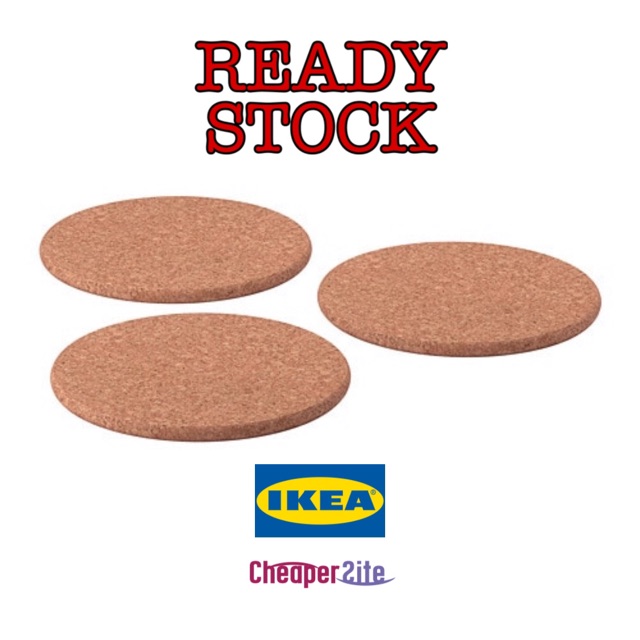 IKEA HEAT Pot stand, cork, 19 cm | Shopee Malaysia
