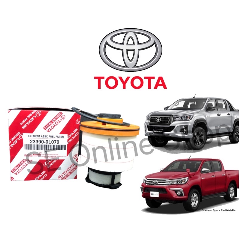 Toyota Fuel Filter Diesel Filter Hilux Revo Gun125 Gun126 Fortuner ...