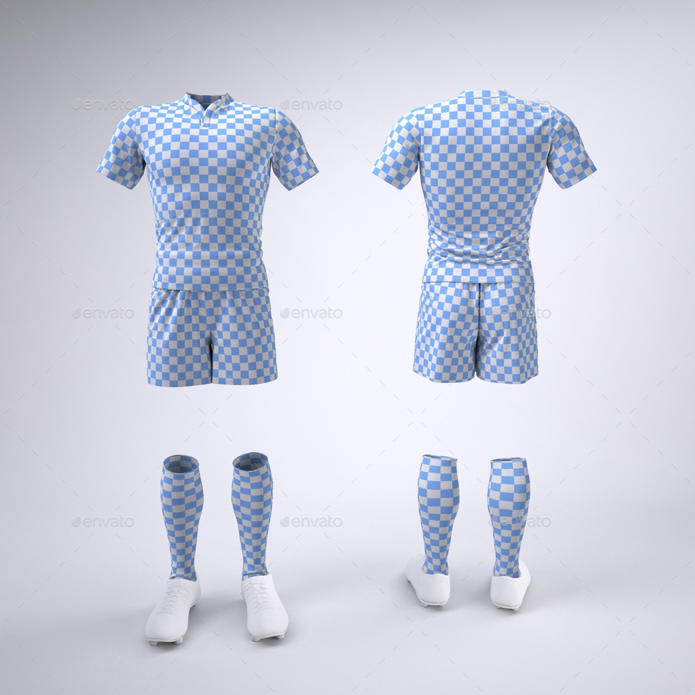 Rugby Team Uniform Mock-Up | Mockup Tshirt High Quality Photoshop ...