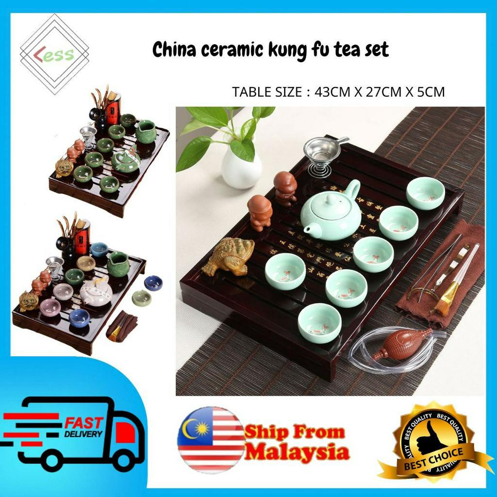 LESS China ceramic kung fu tea set | Shopee Malaysia