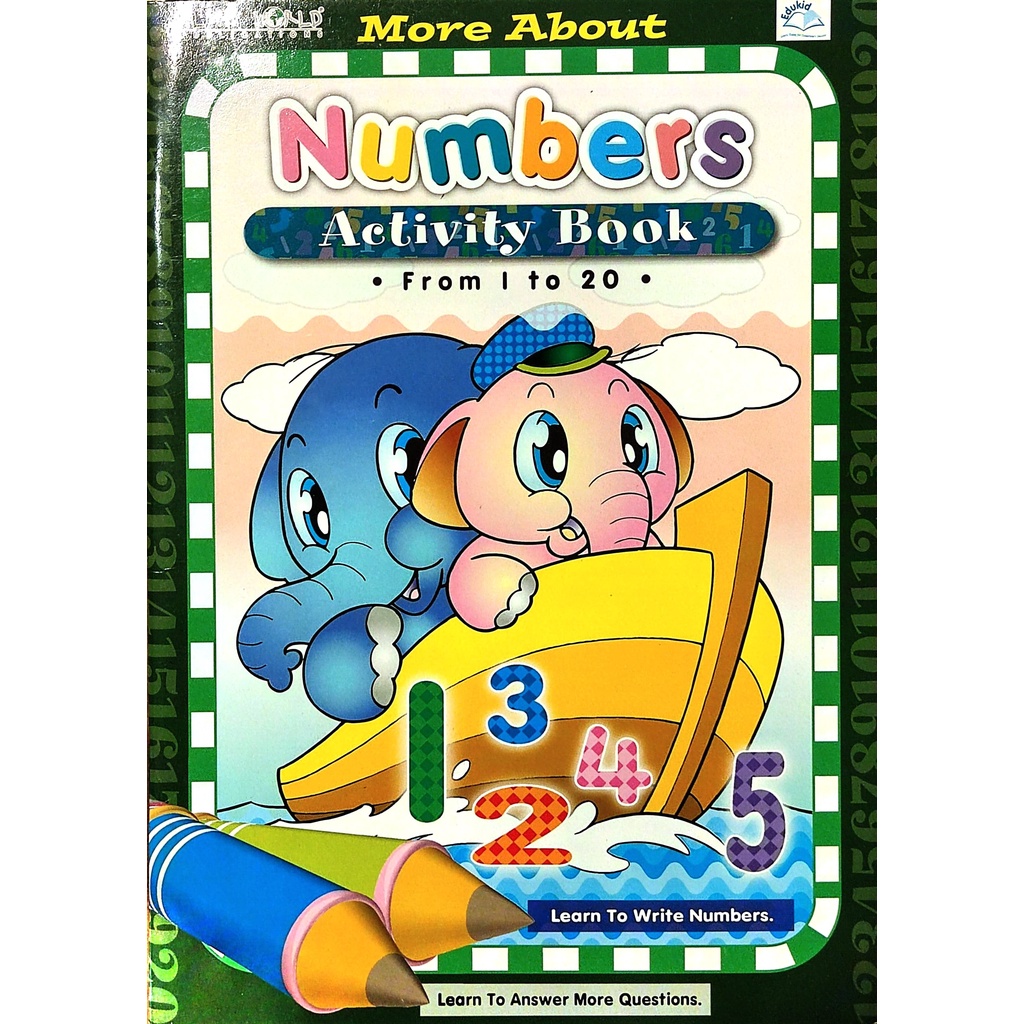 Numbers From 1 to 20 Activity Book | Shopee Malaysia