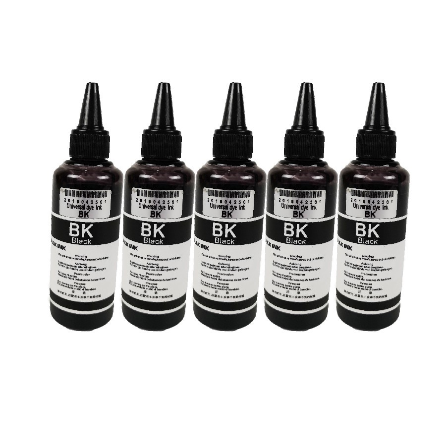 [READY STOCK] BLACK UNIVERSAL Inkjet Printer Refill Dye Ink 100ml (Any ...
