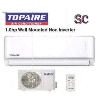 TOPAIRE 1.0HP AIR CONDITIONER TWM10AG3/TAS10AG3 (R32) | Shopee Malaysia