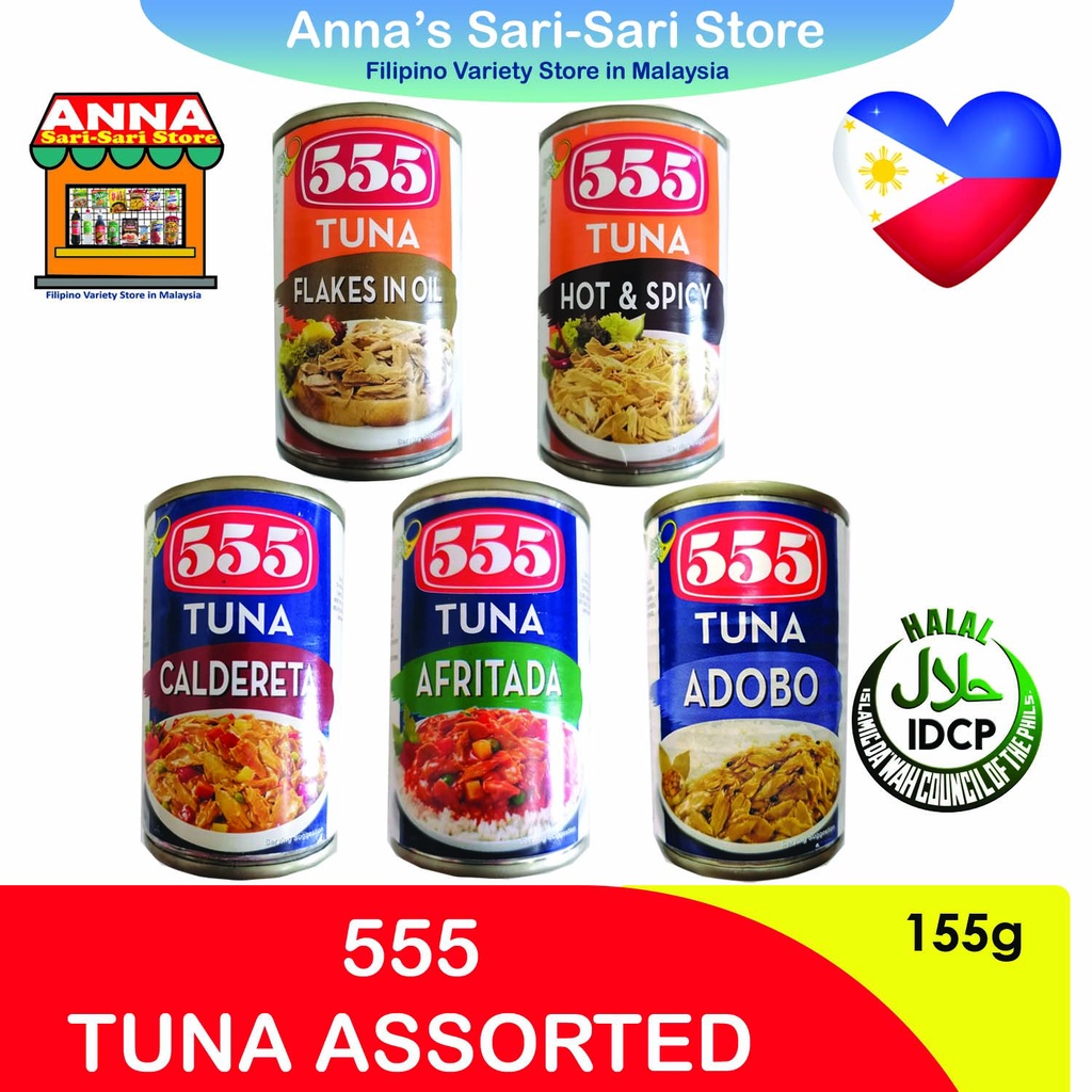 555 TUNA ASSORTED 155 Grams (HALAL) | Shopee Malaysia