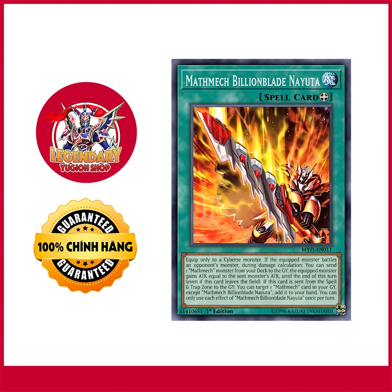 [Original Yugioh Cards] Mathmech Billionblade Nayuta | Shopee Malaysia