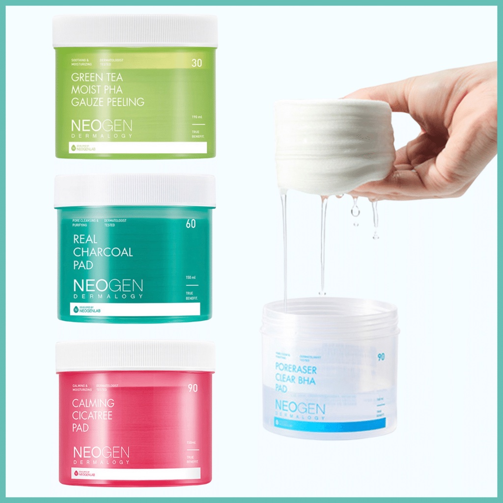 [Neogen] Clear BHA Pad Cicatree Pad Green Tea Pad Peeling Pad | Shopee ...