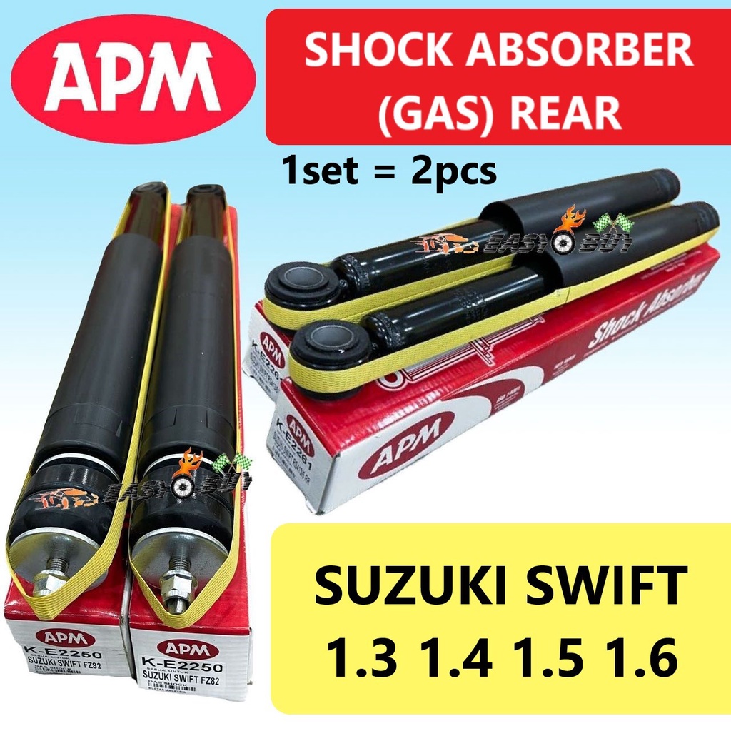 ORIGINAL APM REAR BELAKANG SET SHOCK ABSORBER (GAS) - SUZUKI SWIFT ALL ...