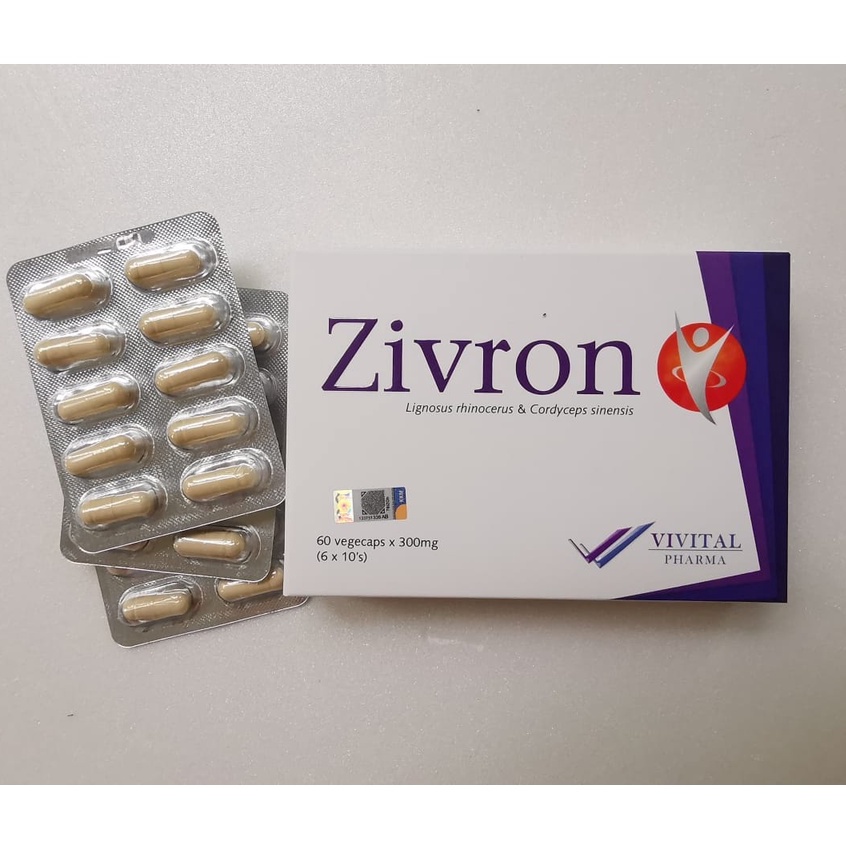 Zivron 300mg (Tiger Milk Mushroom & Cordyceps Sinensis) Vegecaps 10's ...
