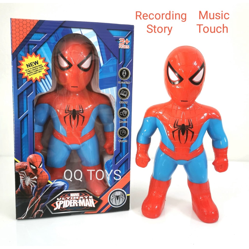 Talking spider man Intelligent Voice Recording & Music Story Toys ...