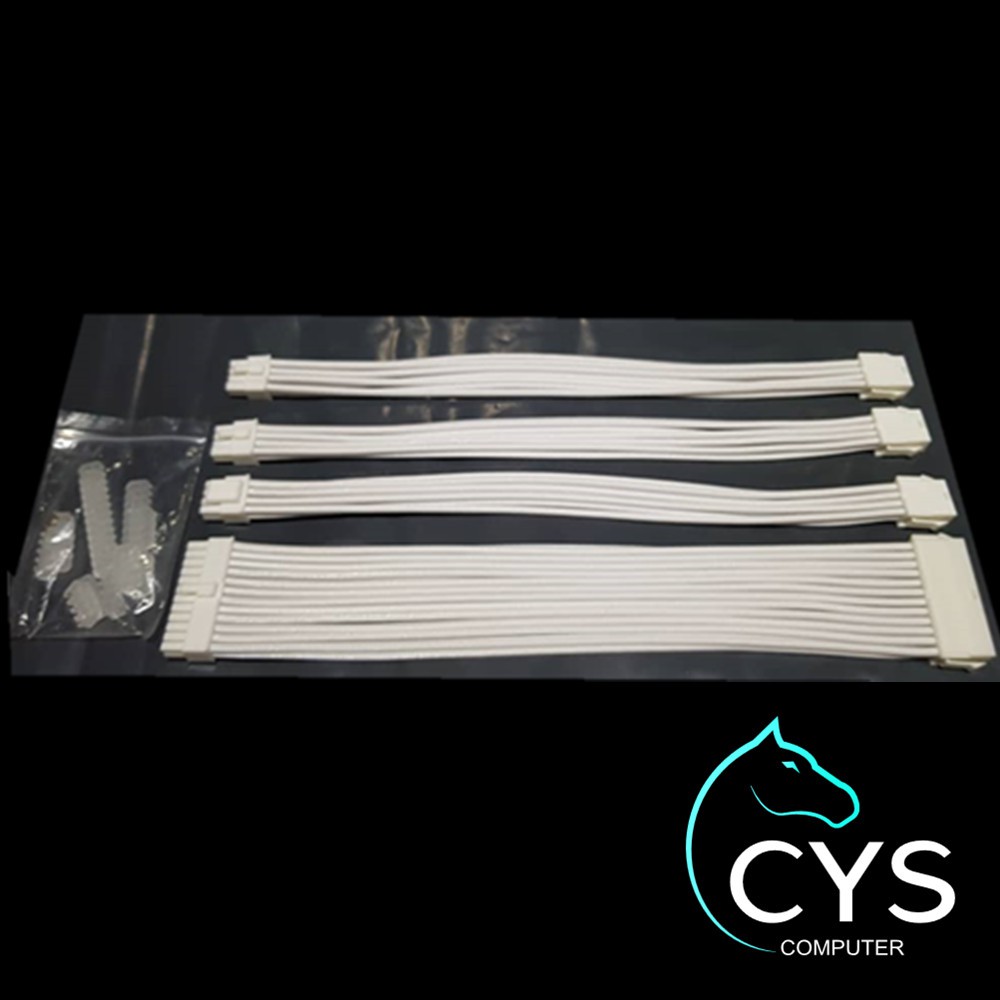 SLEV.30 PREMIUM PRE-BRAIDED (SET) SLEEVE CABLE EXTENSION POWER SUPPLY ...