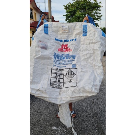 USED JUMBO BAGS - 2 TON 90CM X 90CM X 120CM HEAVY DUTY TOP OPEN BOTTOM ...