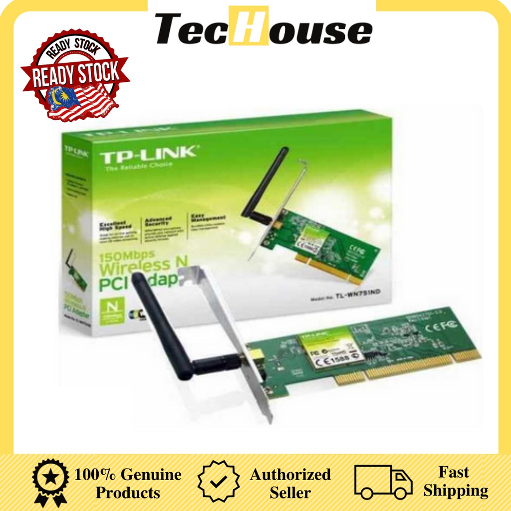 TP-LINK TL-WN751ND 150MBPS PCI ADAPTER🔥Ready Stock🔥100% ORIGINAL SET🔥 ...