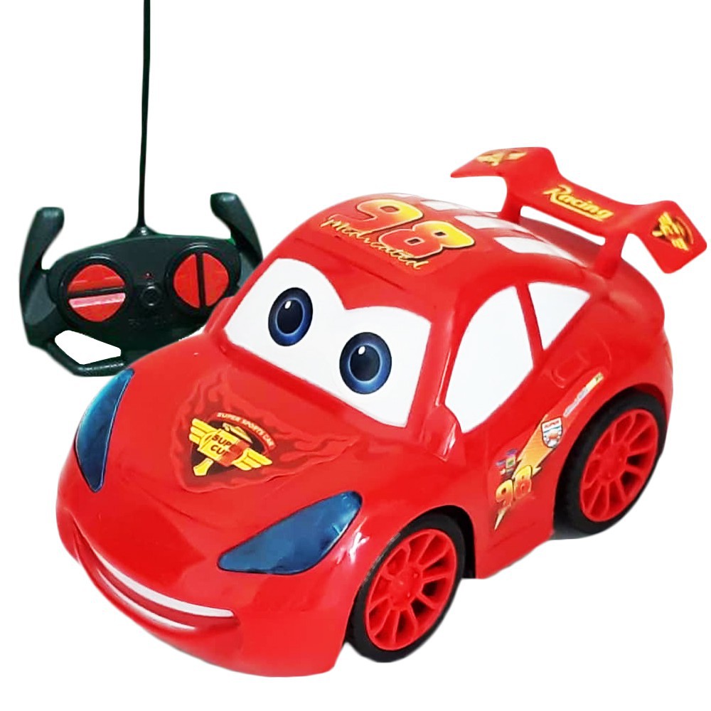 Cars Cartoon RC Toy With Light | Shopee Malaysia