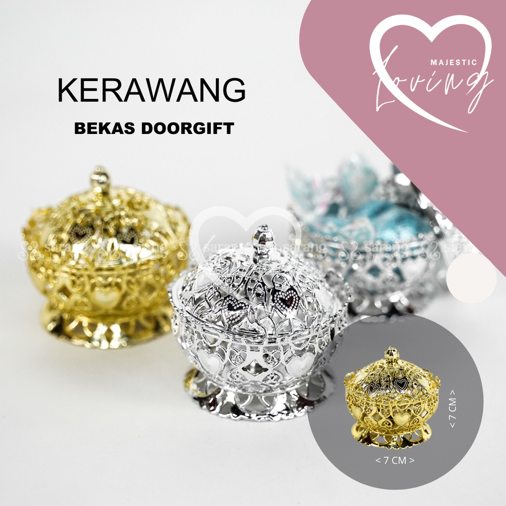 7*7CM Bekas Kerawang / Bekas Bunga Rampai / Decorative Souvenir Gift ...