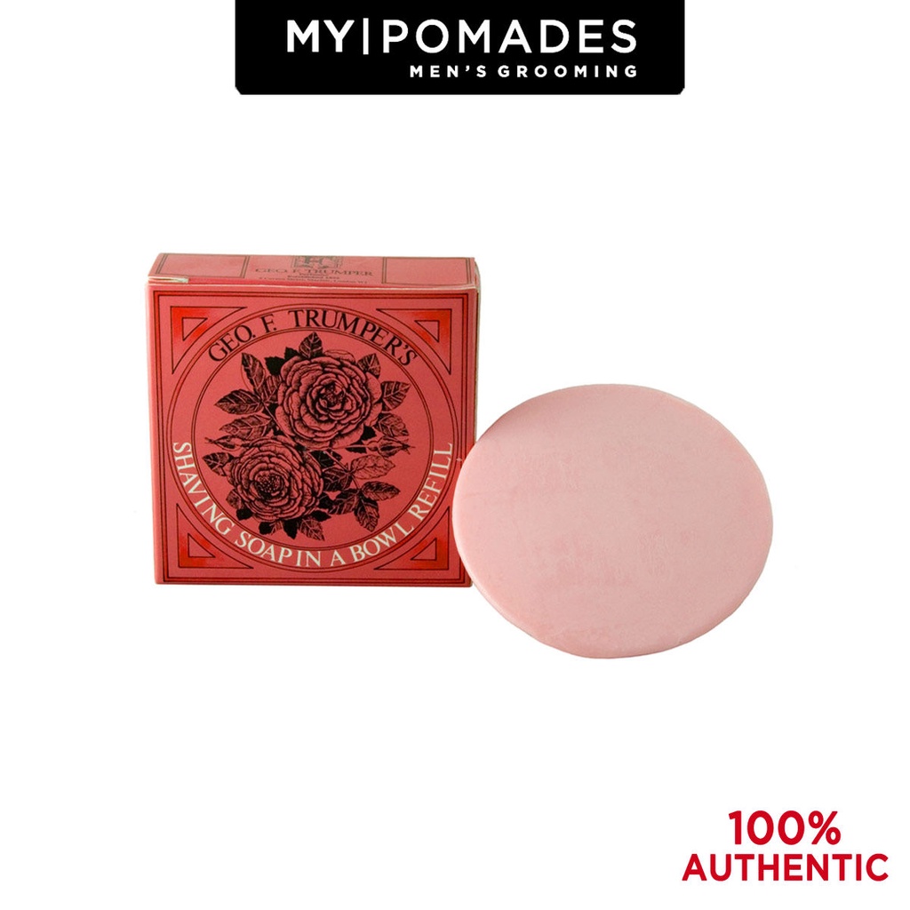 Geo. F. Trumper Rose Hard Shaving Soap Refill 80g | Shopee Malaysia