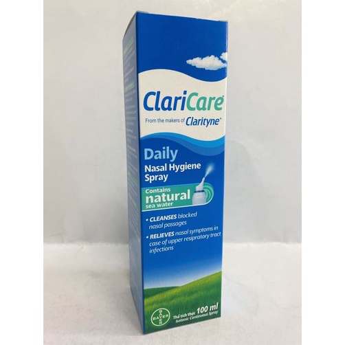 ClariCare Nasal Hygiene Spray 100mL(Exp 09/2025) | Shopee Malaysia