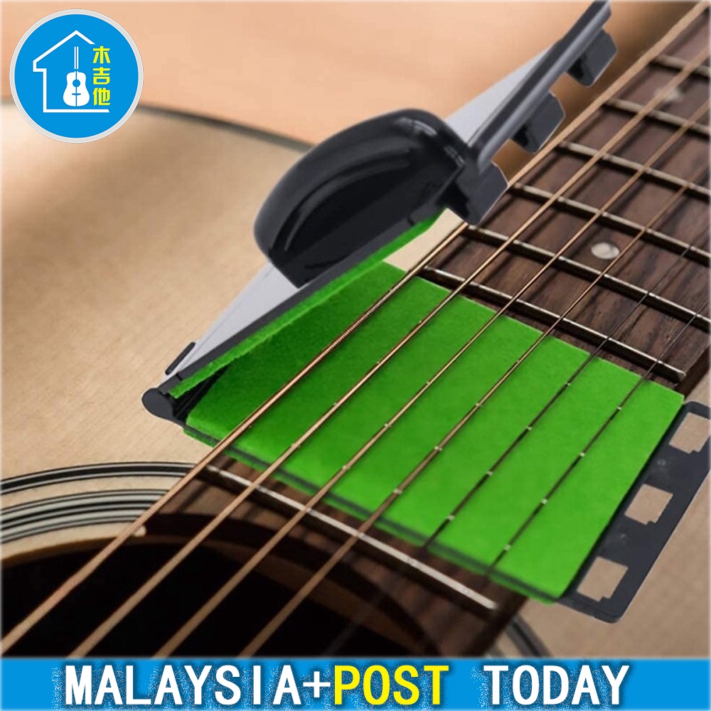 String Scrubber Electric Guitar Bass Strings Cleaner 360° Cleaning ...
